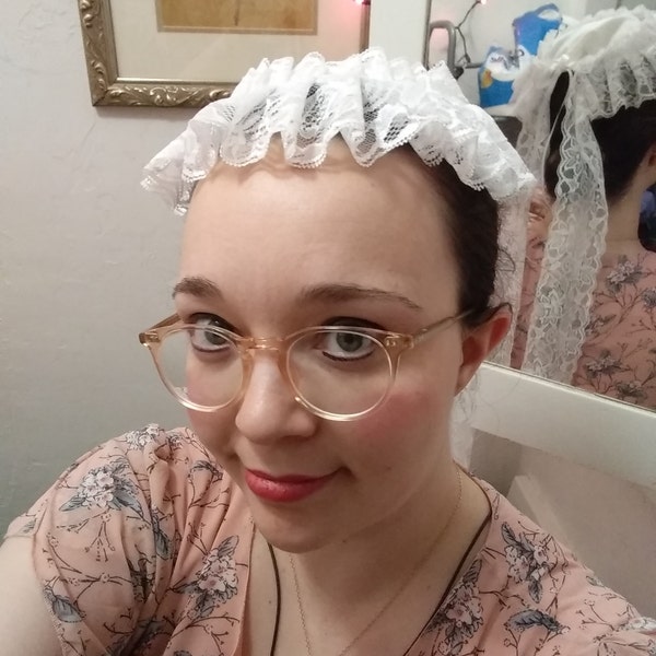 Pinner Cap; Georgian Pinner Cap; Colonial Cap; 18th Century Cap; 18th ...