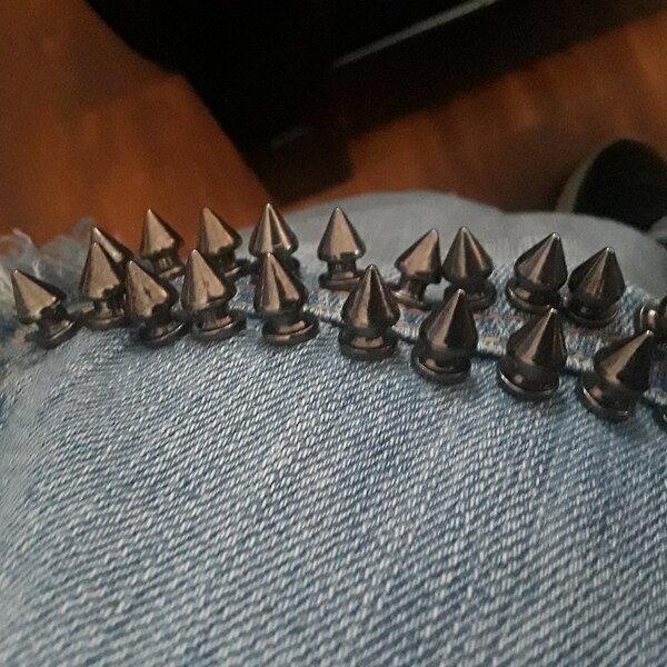 12mm Metal Tree Spike Studs for Leather, Screw Back Tree Spikes ...