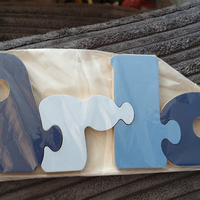 Name Jigsaw Personalised Childrens Puzzle Wooden Handmade Boys - Etsy UK