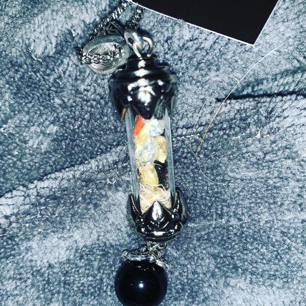 Witchcraft Protection Amulet, Protection Necklace, Wiccan Intention ...