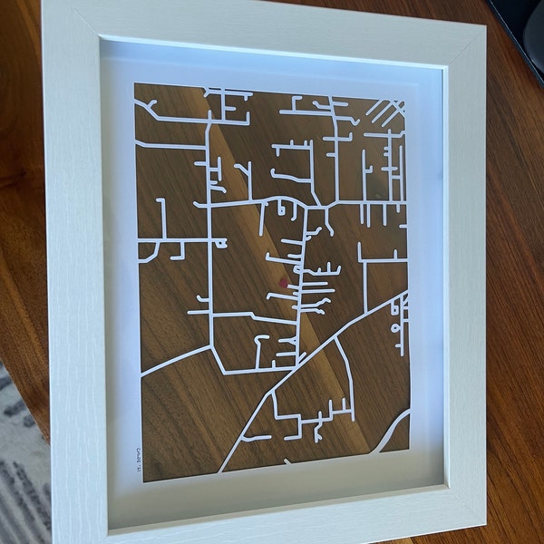 Custom House Portrait - Paper Art - Home Portrait - Unique Mothers Day ...
