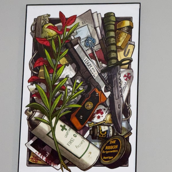 RPD Item Box - 11x17" Resident Evil Art Print Poster - Etsy