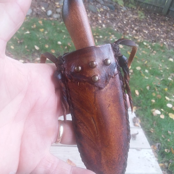 Handmade Knife, Mountain Man Frontier Sheath, Forged Knife, Bushcraft ...