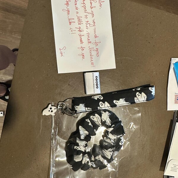 Halloween Wristlet Keychain Tassels Lobster Claw Clipper Spooky ...