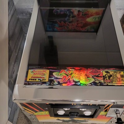 The Simpsons Arcade1up Arcade 1up 5 Piece Front Decal Sticker Set blue ...