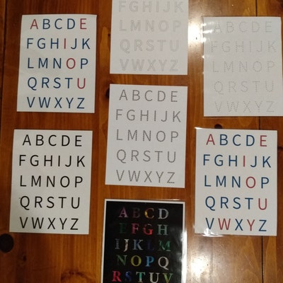 Basic Alphabet for Preschool Pre-k and Kindergarten Printable Download ...