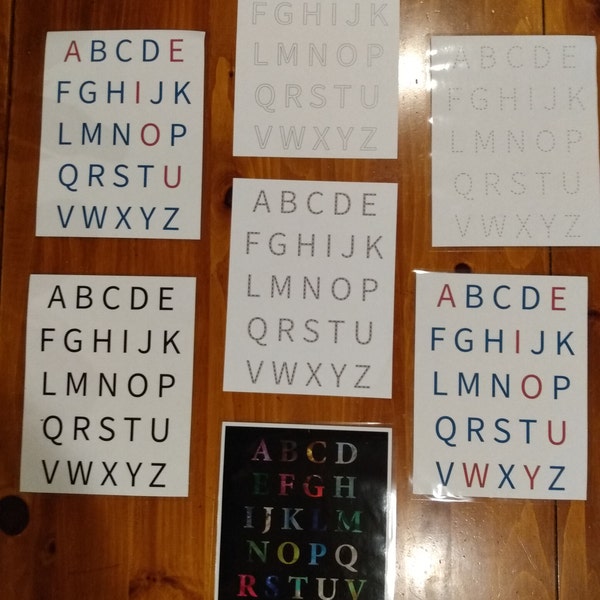 Basic Alphabet for Preschool Pre-k and Kindergarten Printable Download ...