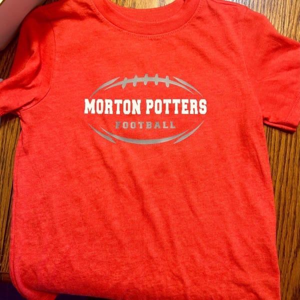 Customized Football Team Logo Pennant T-shirt Design SVG File ...