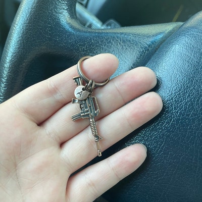 Assault Rifle Keychain SMALL Machine Gun Keychain AK-47 - Etsy