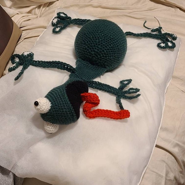 The Original Squashed Frog Door Stopper Amigurumi Instant Download PDF ...