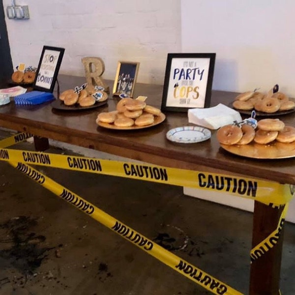 Stop Resisting Take A Donut Police Print | Police Officer Wedding ...
