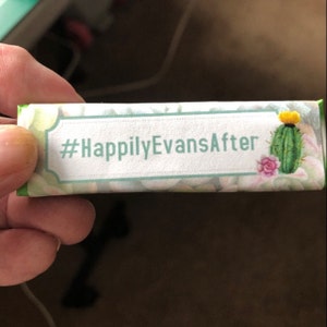 Custom Gum Wrapper Party Printable Label Gum Wrappers Printable ...