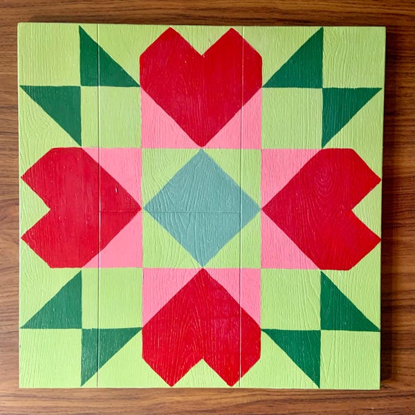 Snowflake, Barn Quilt Pattern, Wood Barn Quilt, PDF Instruction for ...