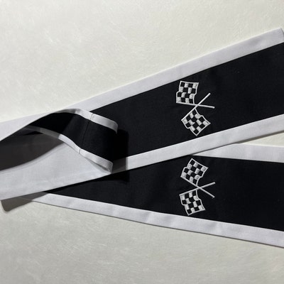 BOGO Free Mini Checkered Flags Embroidery Design Small Checkered Flags ...