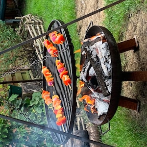 Forged Campfire Cooking Trivet - Etsy