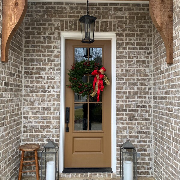 Fall Corn Shuck Wreath - Thanksgiving Corn Shuck Wreath - Farmhouse ...