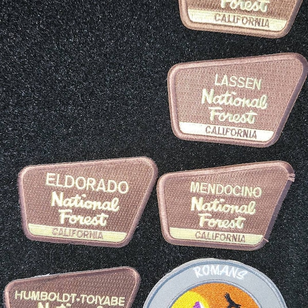 National Forest Patch: Embroidered Iron-on Souvenir - Etsy