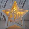 Pack 3 Christmas Star Lantern Shadow Box SVG for Cricut Proroject ...