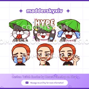 Twitch Emote / Cute Hamster Emotes Pack 1 whoa Eat Heart - Etsy