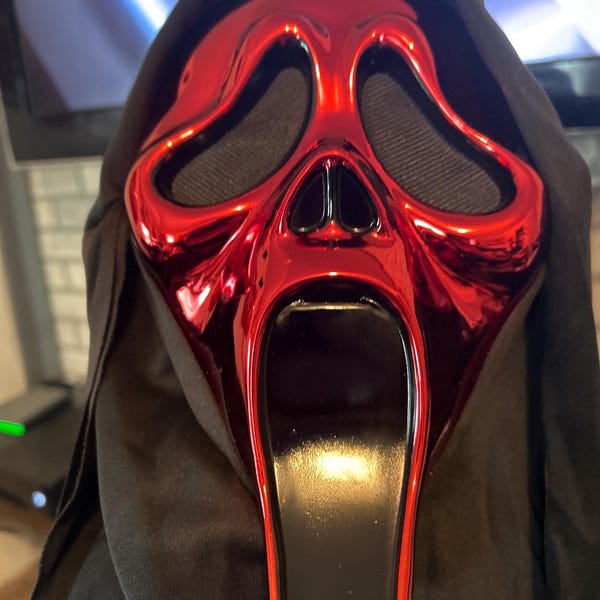 Green Mirror Scream Ghostface Mask - Etsy