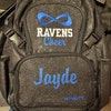 Nfinity PETITE Black Classic Backpack Personalized Name Cheer ...