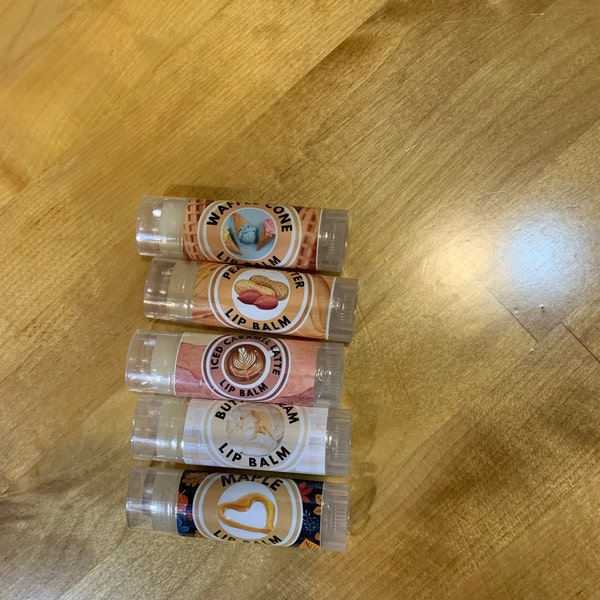 Movie Theater Popcorn Flavored Lip Balm, Vegan Lip Balm, Hot Buttered ...