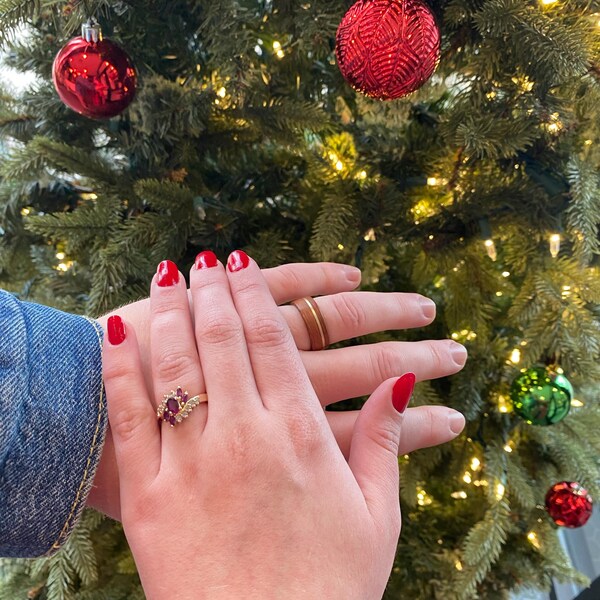 Claro Walnut Bentwood Ring, Wooden Ring - Etsy