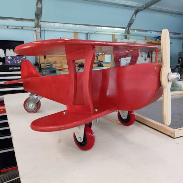Downloadable File Biplane Ride-on-toy for Tots CNC DXF SVG - Etsy