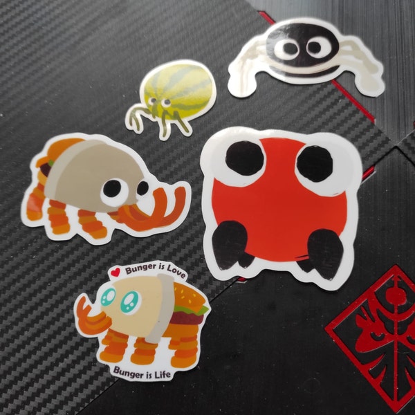 Bugsnax Stickers|video Game Stickers|bugsnax Sticker Set|sticker Pack ...