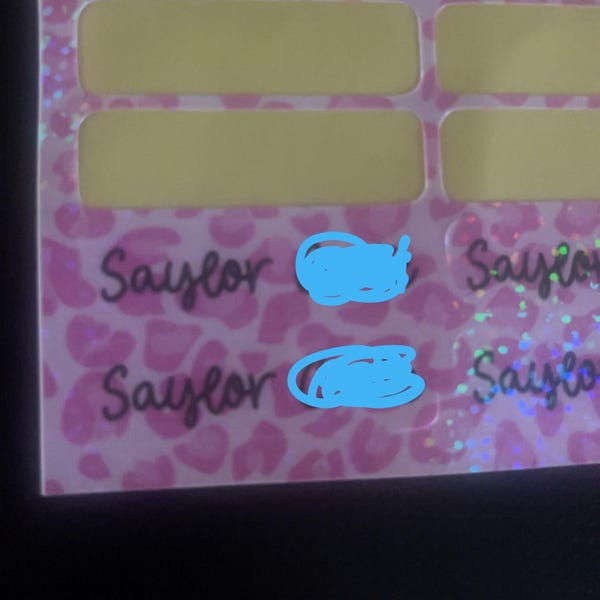 Kids Name Stickers, Daycare Name Labels, Preschool Name Labels ...