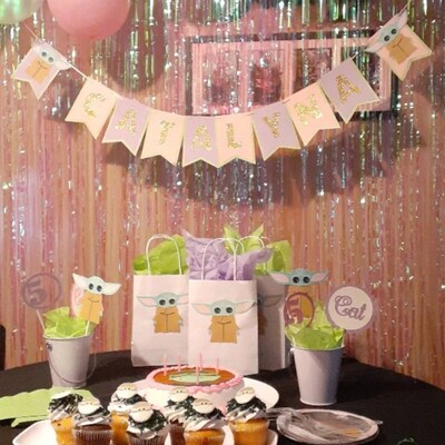 Customized Age Centerpiece Set - Etsy