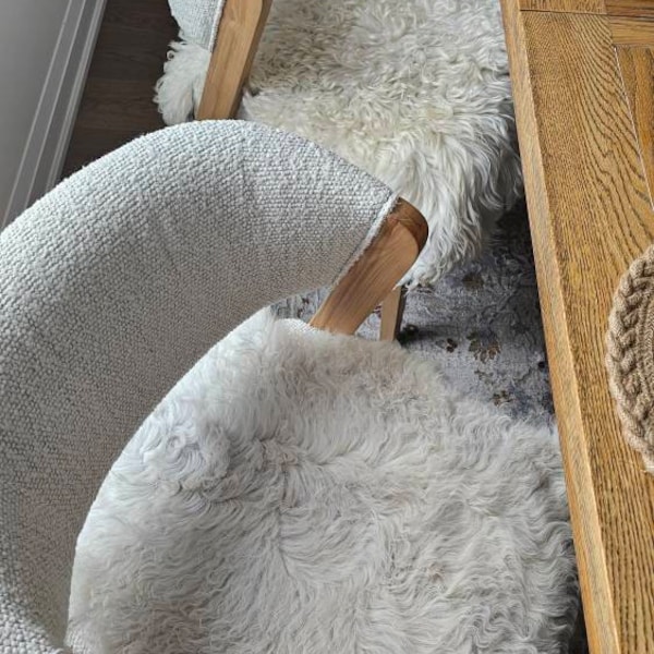 Natural Sheepskin Tanned Handmade Sheepskin.curly Sheepskin.genuine ...