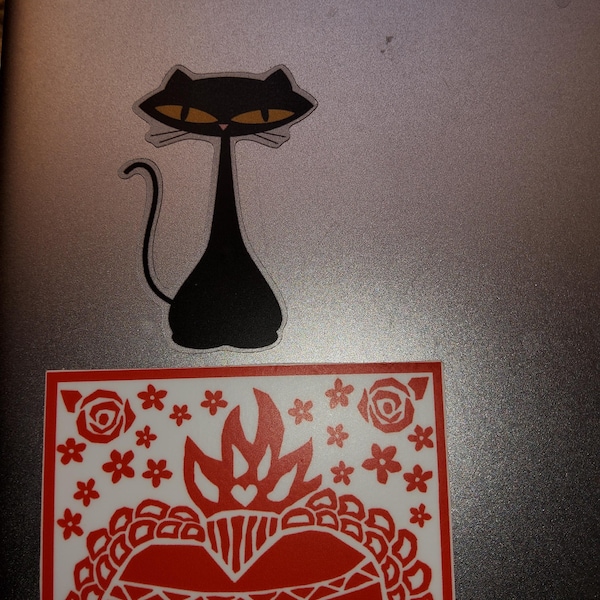 Atomic Cat Transparent Outdoor Stickers, Die-cut, 1pcs - Etsy