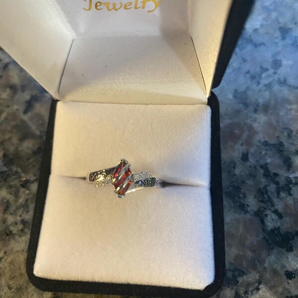 Customized Sterling Silver Women’s High School Class Ring – Gem ...