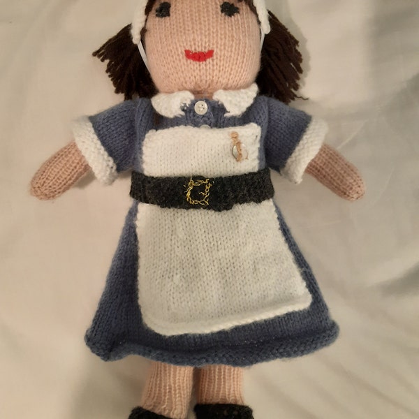 Basic Doll Knitting Pattern 33cm (13 Inch) Doll Body Base Worked Flat ...