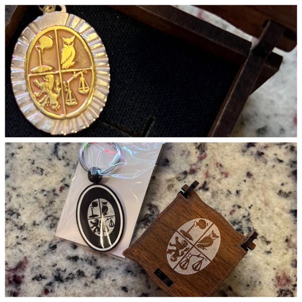 Coat of Arms Necklace, Family Crest Necklace, Custom Signet Pendant ...