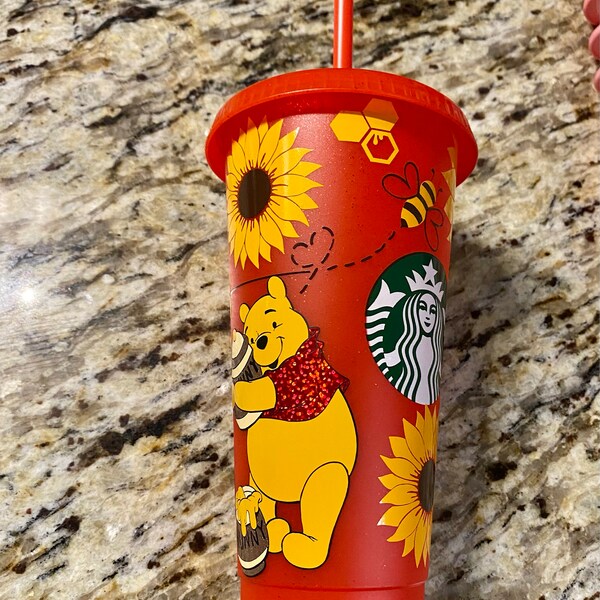 Concha Bear Glass Cup | Winnie Concha Cup| Pan Season Cup | - Etsy