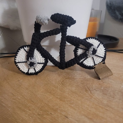 CROCHET PATTERN AMIGURUMI La Bicyclette Rose the Pink Bike, Instant ...