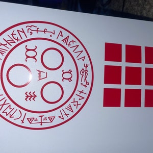 FF7 Meteor Car Decal Cloud Sephiroth Final Fantasy 7 Car Decal Ff7 ...