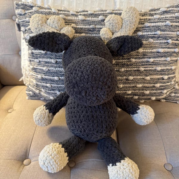 Manny Moose CROCHET PATTERN, Amigurumi Crochet Pattern, PDF, English ...