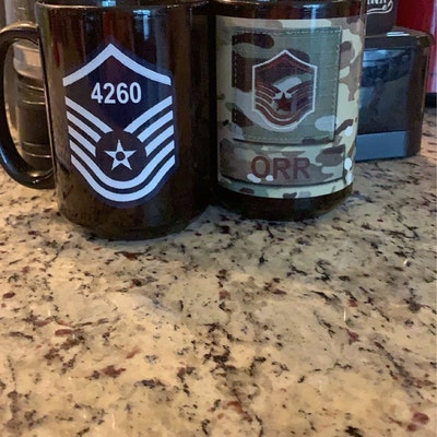 US Army Personalized Enlisted Mug All Ranks, E1-E9 Customize With Name ...