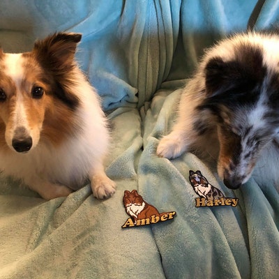 Sheltie Custom Personalized Iron-on Patch - Etsy