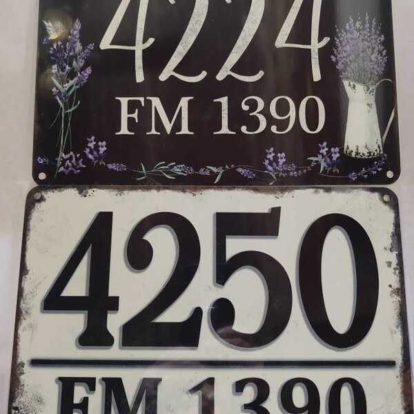 Rustic Address Sign, Farmhouse Decor, House Numbers, Street Sign ...