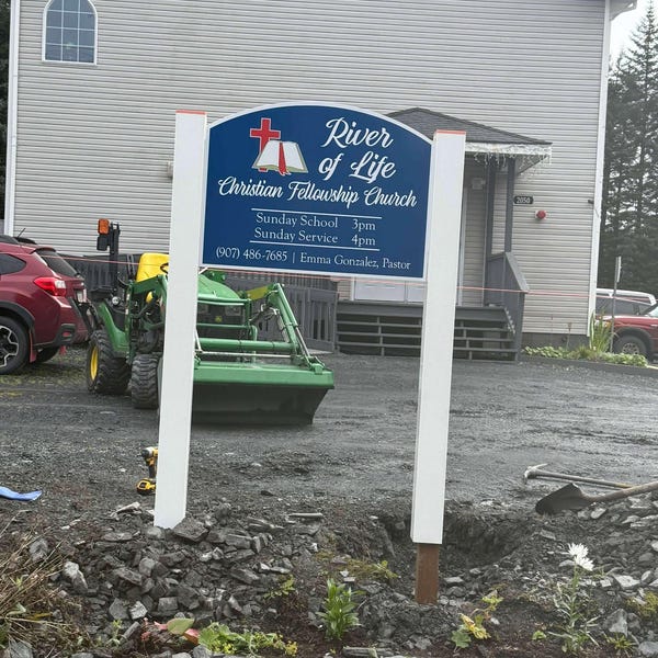 Custom Carved Outdoor Church Sign: Weatherproof PVC, Personalized Text ...