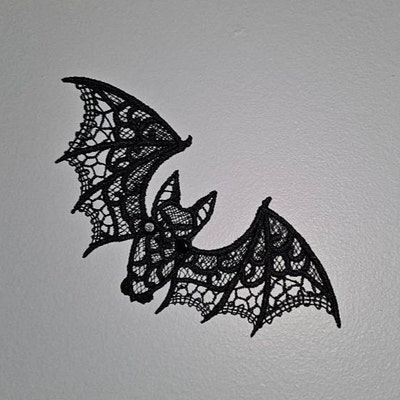 Lace Batty Beauty FSL Adjustable Wings Bats Embellishments Scrapbooks ...