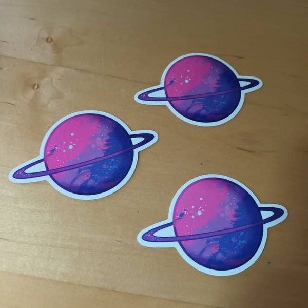 LGBTQ Pride Planets Stickers Transgender Bisexual Asexual Pansexual ...