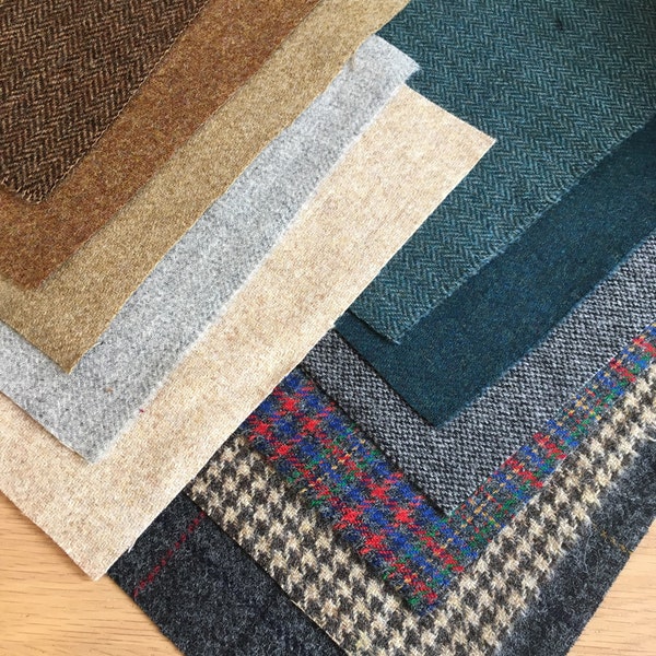 Abraham Moon Tweed Wool Pink and Purple Shadow Check Ref 2404/221 - Etsy