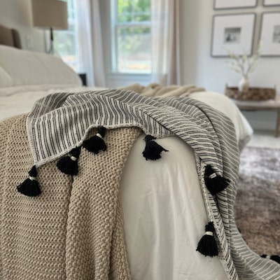 Indian Handmade Wool Throw Blanket Bhujodi Blanket Wool - Etsy