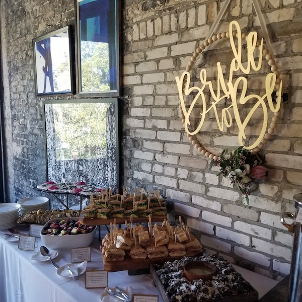 Large Bride to Be Sign for Bridal Shower, Bride Sign, Wedding Signs ...