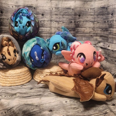 Reversible Dragon Plush Sewing Pattern .pdf Tutorial Chibi Egg Flip - Etsy